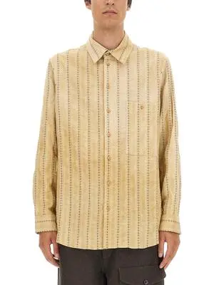 UMA WANG Tab Shirt - Beige