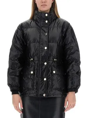 Michael Kors Down Jacket With Hood - Black