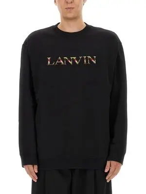 LANVIN Logo Sweatshirt - Black