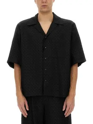 Alexander McQueen Skull" Pattern Shirt - Black