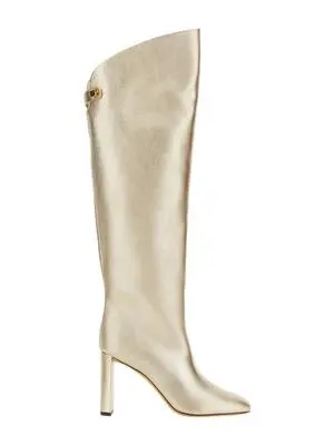 MAISON SKORPIOS Adriana Over-the-knee Boots - Beige