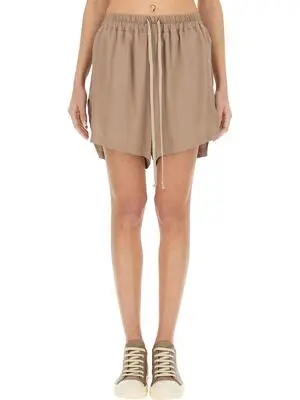 Rick Owens Relaxed-fit Bermuda Shorts - Nude