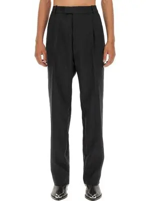 Alexander McQueen Wool Trousers Black