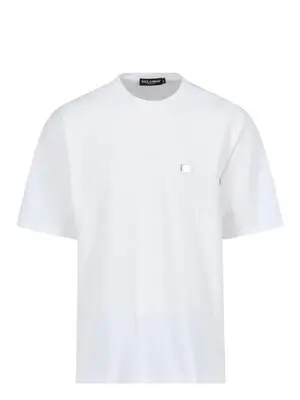Dolce & Gabbana Plaque T-shirt - White