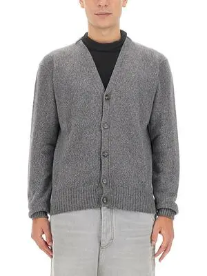 Ami Wool Cardigan - Grey