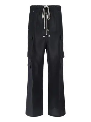 Rick Owens Cargobelas Straight Pants - Black
