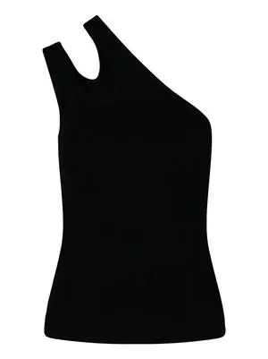Remain Birger Christensen Toya' Asymmetrical Top - Black