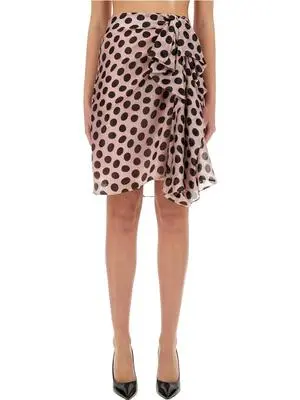Nina Ricci Skirt With Bow Detail - Pink