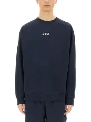 A.P.C. X ASICS Lake" Sweatshirt - Blue