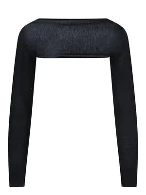 Alaïa Knitted Shrug - Black