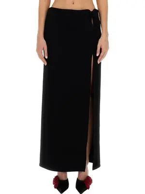 Magda Butrym Long Skirt - Black