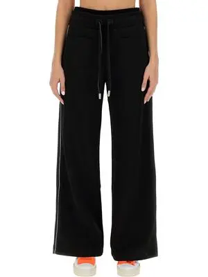 Off-White Loose Fit Trousers - Black