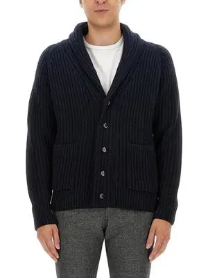 Brioni Cashmere Cardigan - Blue