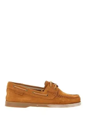 Manebí Leather Boat Moccasin - Brown