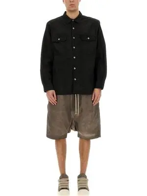 Rick Owens Outershirt "jumbo - Black