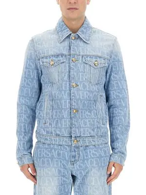 Versace Denim Blouson - Azure