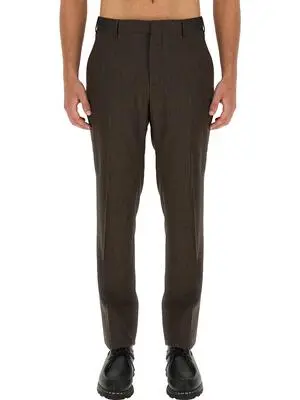 Brioni Pienza Slim Fit Trousers - Brown