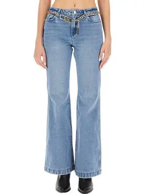 MICHAEL BY MICHAEL KORS Flare Fit Jeans - Azure