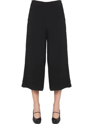 STEFANO MORTARI Cropped Trousers - Black