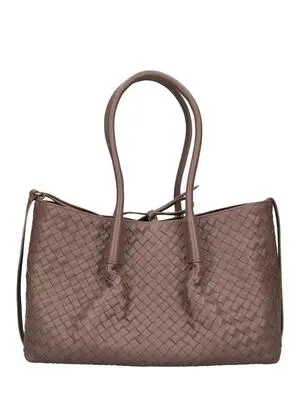 Bottega Veneta Medium Reversible "Pinacoteca" Bag Brown