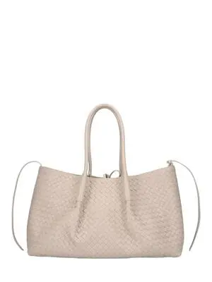 Bottega Veneta Medium Reversible "Pinacoteca" Bag Cream