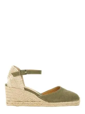 CastaÑer Carol Wedge Espadrille - Green