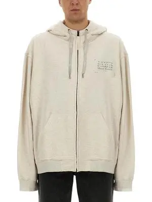 MAISON MARGIELA Sweatshirt With Logo - Ivory