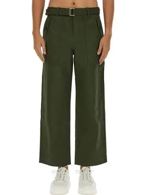 Maison Kitsuné Twill Pants - Green