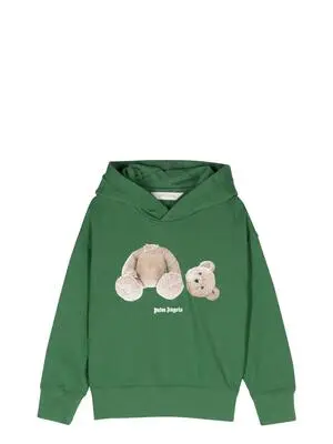 Palm Angels Bear Hoodie - Green