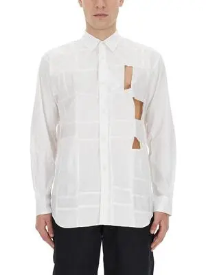 Comme Des Garçons Cut Out Shirt - White
