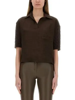 Max Mara Polo T-shirt - Brown