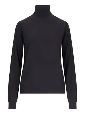 THE ROW Heva Classic Turtleneck - Black