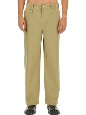 Burberry Satin Trousers - Beige
