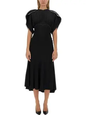 Victoria Beckham Midi Dress - Black
