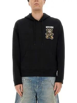 Moschino Teddy Bear Hoodie - Black