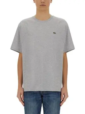 Lacoste T-shirt With Logo - Grey