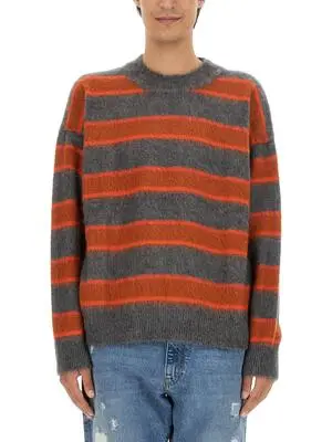 AMISH Striped Oversized Shirt - Multicolour