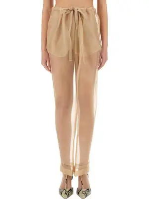Khaite Trenton Pants - Nude