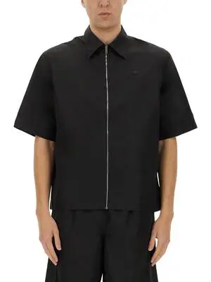 Givenchy Casual Shirt With Zipper - Black