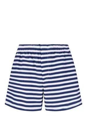 Gucci Gg Striped Shorts - Blue