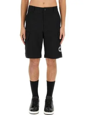 Moschino Bermuda With Logo - Black