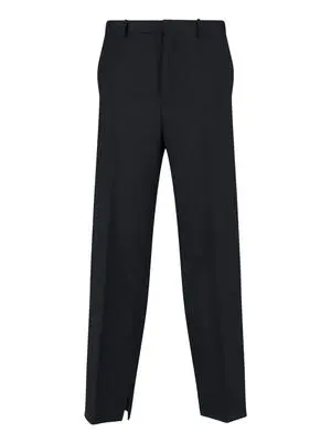 Gucci Straight Wool Pants - Black