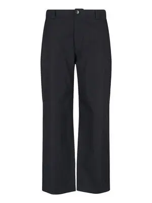 Gucci Straight Cotton Pants - Black