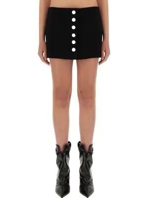 Khaite Jaxon Mini Skirt - Black