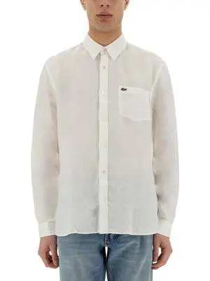 Lacoste Shirt With Logo - White