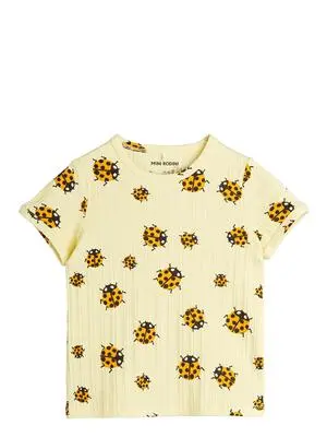 MINI RODINI Printed T-shirt - Yellow