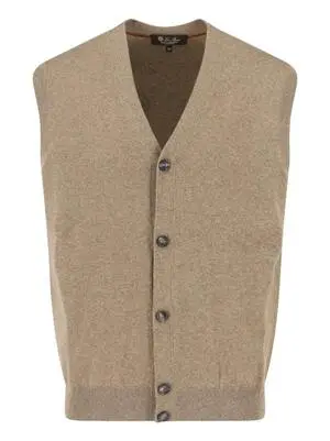 Loro Piana Cashmere Vest - Brown