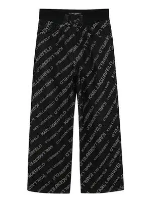 Karl Lagerfeld Printed Pants - Denim
