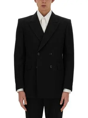 Alexander McQueen Double-breasted Jacket - Black