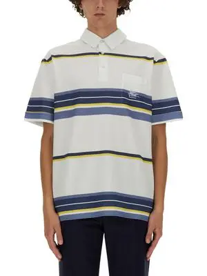 Etro Polo Shirt With Pegasus Embroidery - Ivory